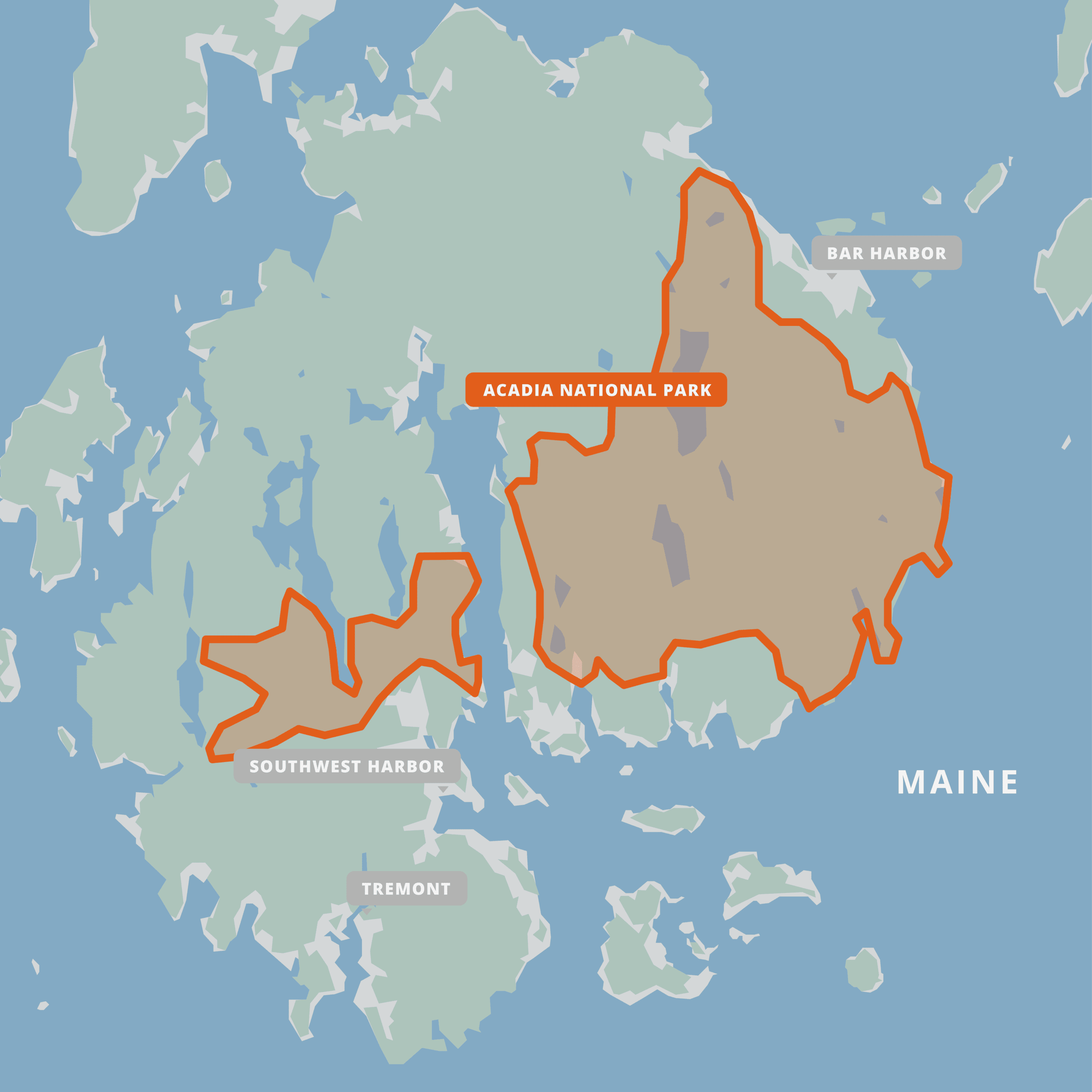 Acadia National Park GPS Hiking Guide Smartphone Map Acadia National Park GPS Hiking Guide Smartphone Map
